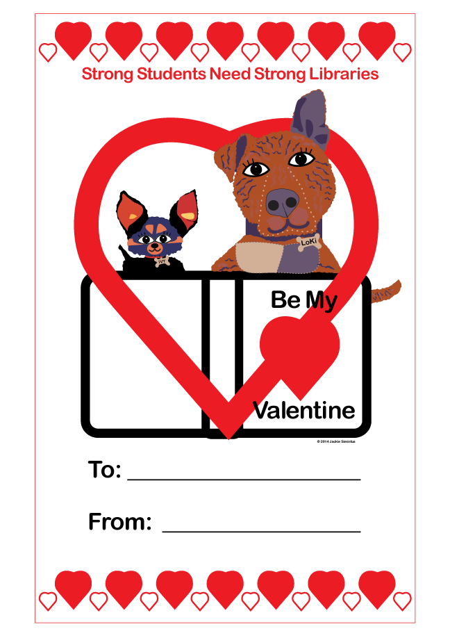 Library Advocate.: Library and Volunteer Valentines