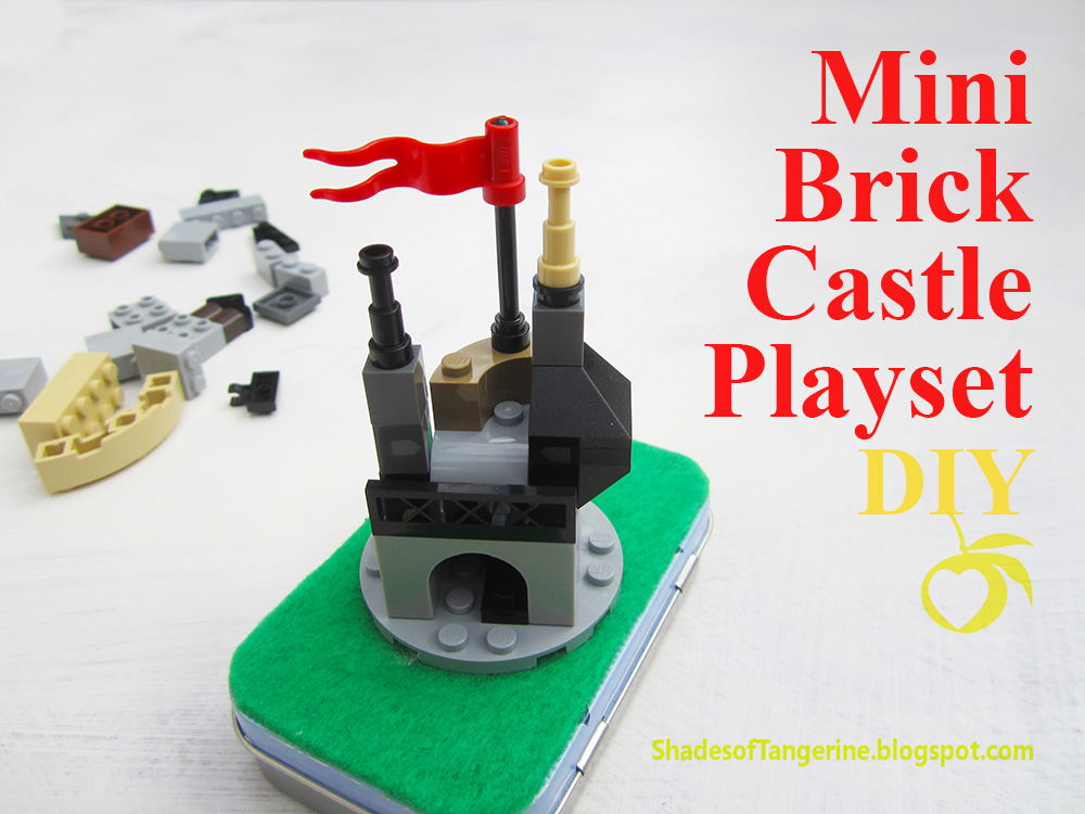Shades Of Tangerine: Mini Brick Castle Play Set DIY