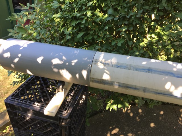 Coil Winding on Cantex 6 inch PVC Electrical Conduit