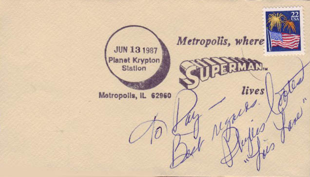 Comic FDC: Superman Goes Postal