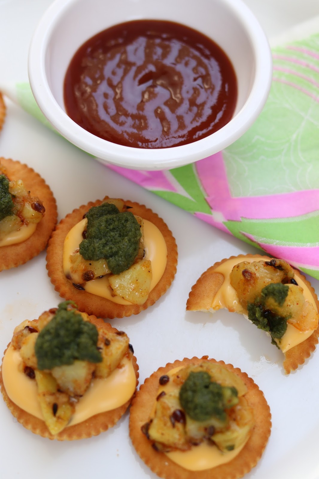 Chatpata Veg Canapes | Monaco Bites ~ Healthy Kadai