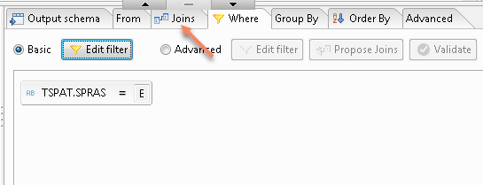 SAP TECH: Implementing Query Transform Using Filters