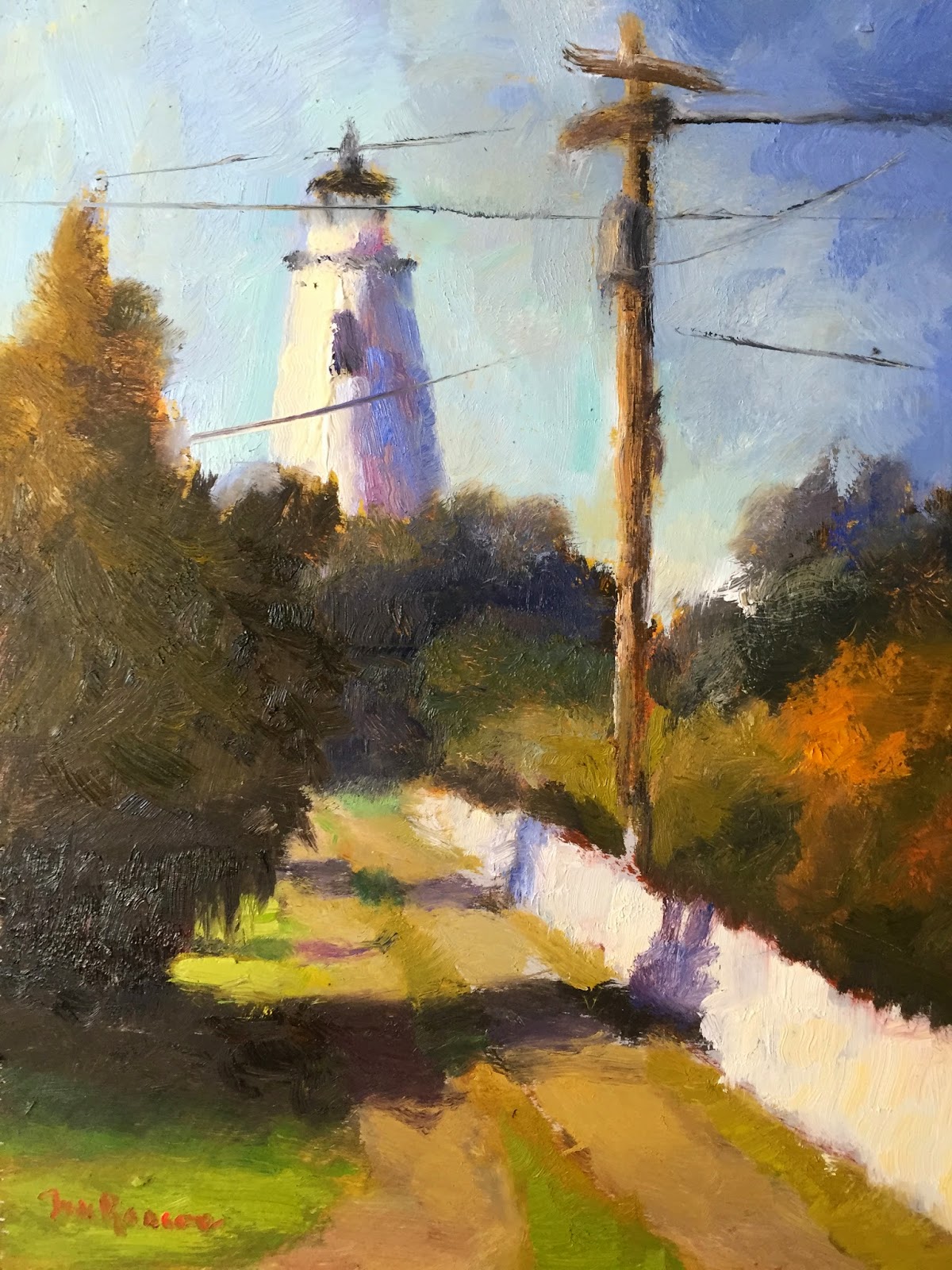 Fen Rascoe Studios: Ocracoke Plein Air Paintings