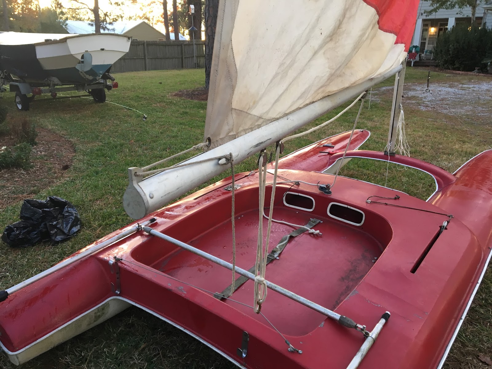 Small Boat Restoration: Alcort Catfish SMEDLEY