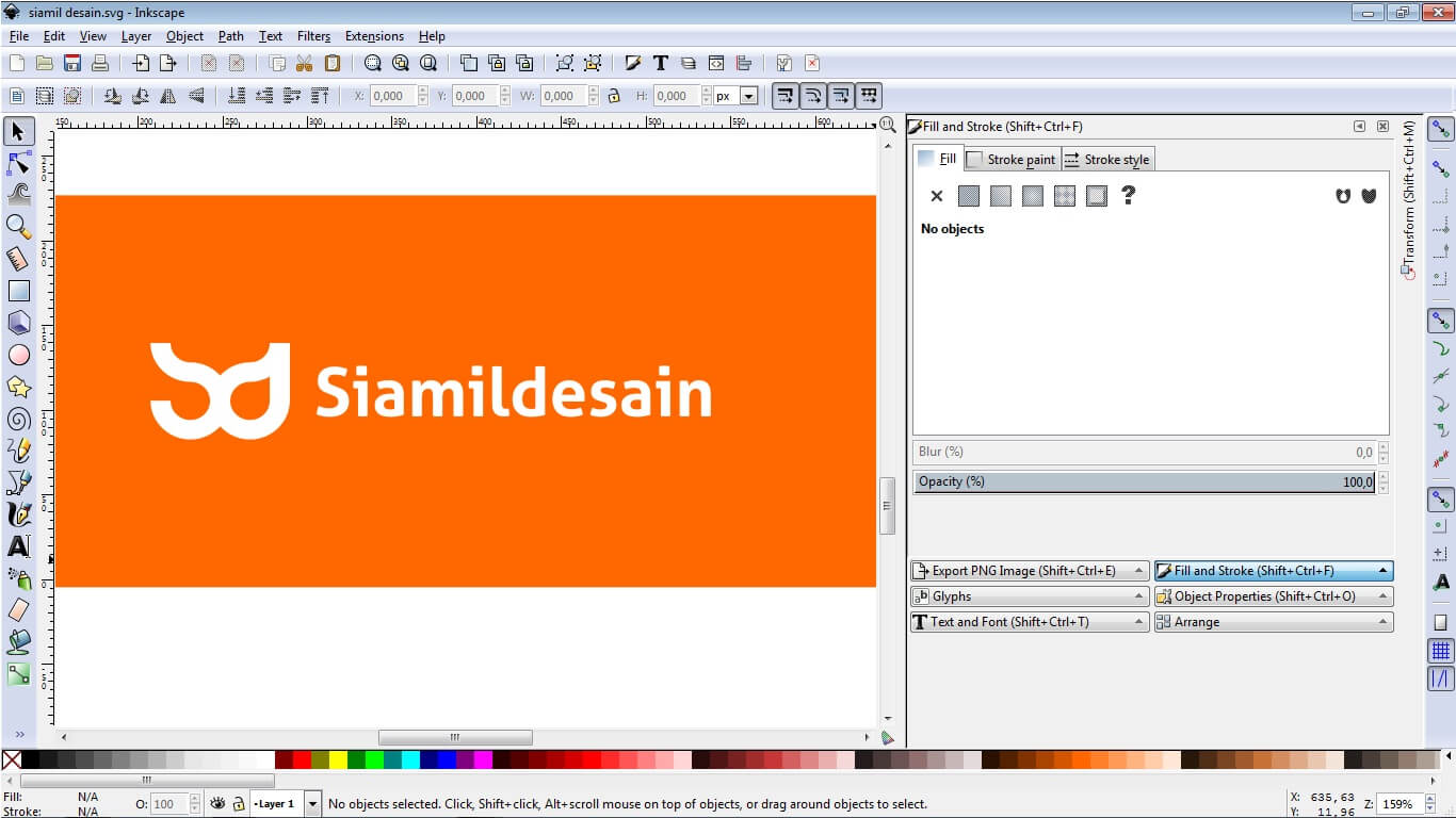 Mengenal Inkscape Aplikasi Vektor Open Source - Siamil Desain