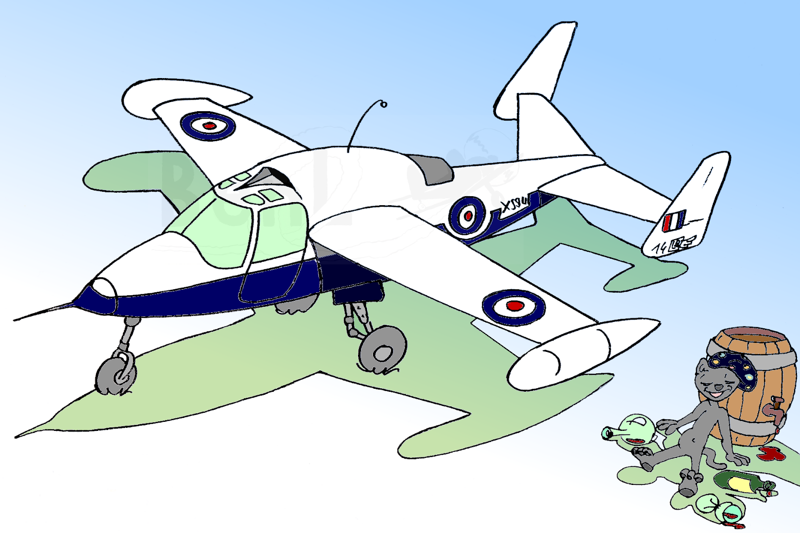 Aristote's aeroplanes: Miles M.100 Student