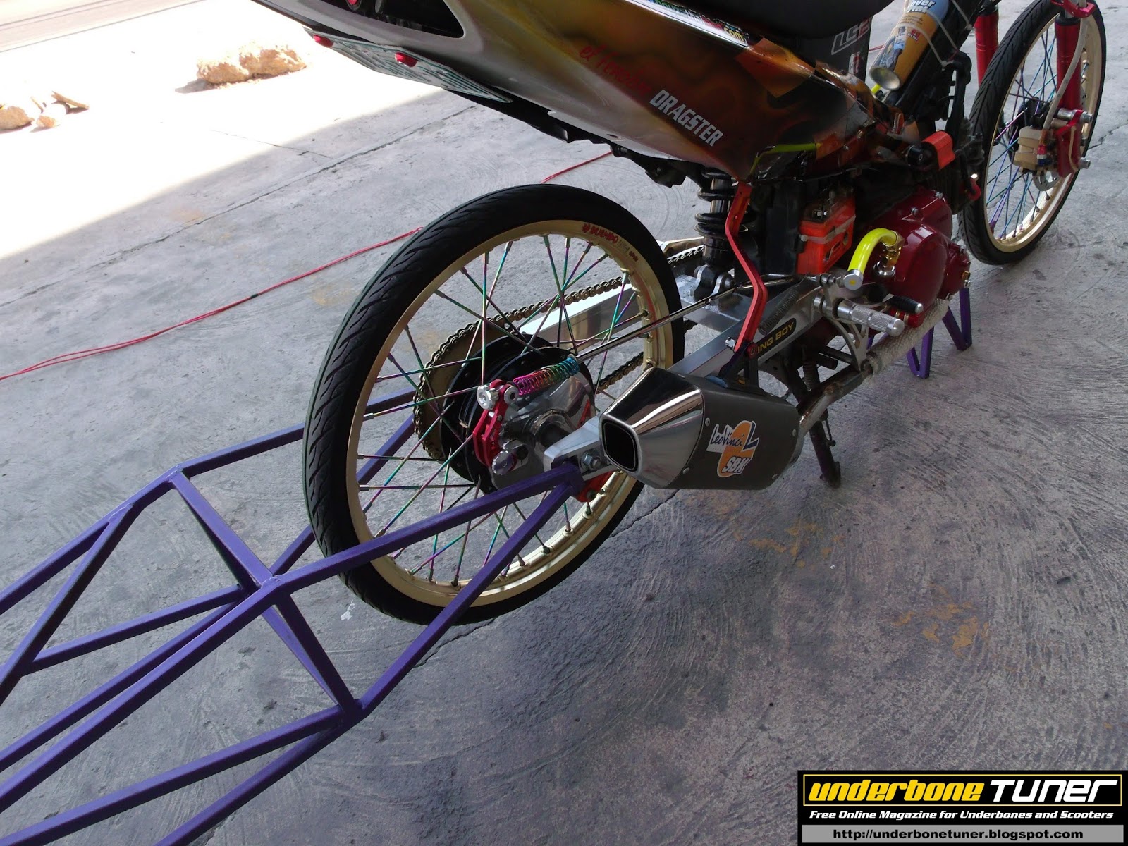 underbone tuner: Thai Style Yamaha Vega Force Dragster