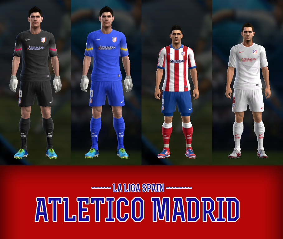 pes-modif: PES 2013 Atletico Madrid 14/15 Kits by AkmalRW