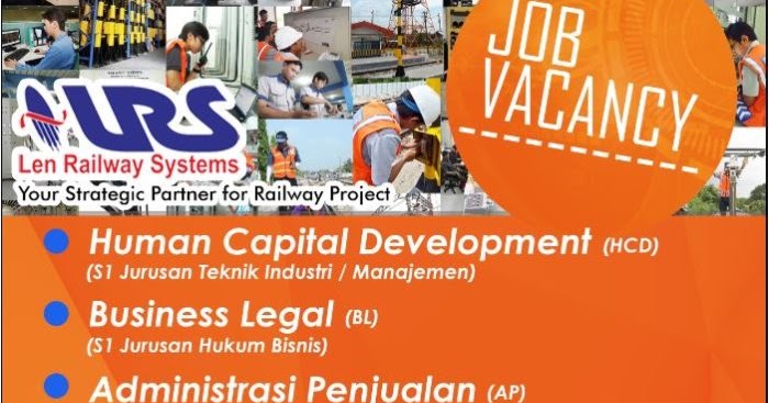 Lowongan Kerja PT Len Railway Systems (LRS)