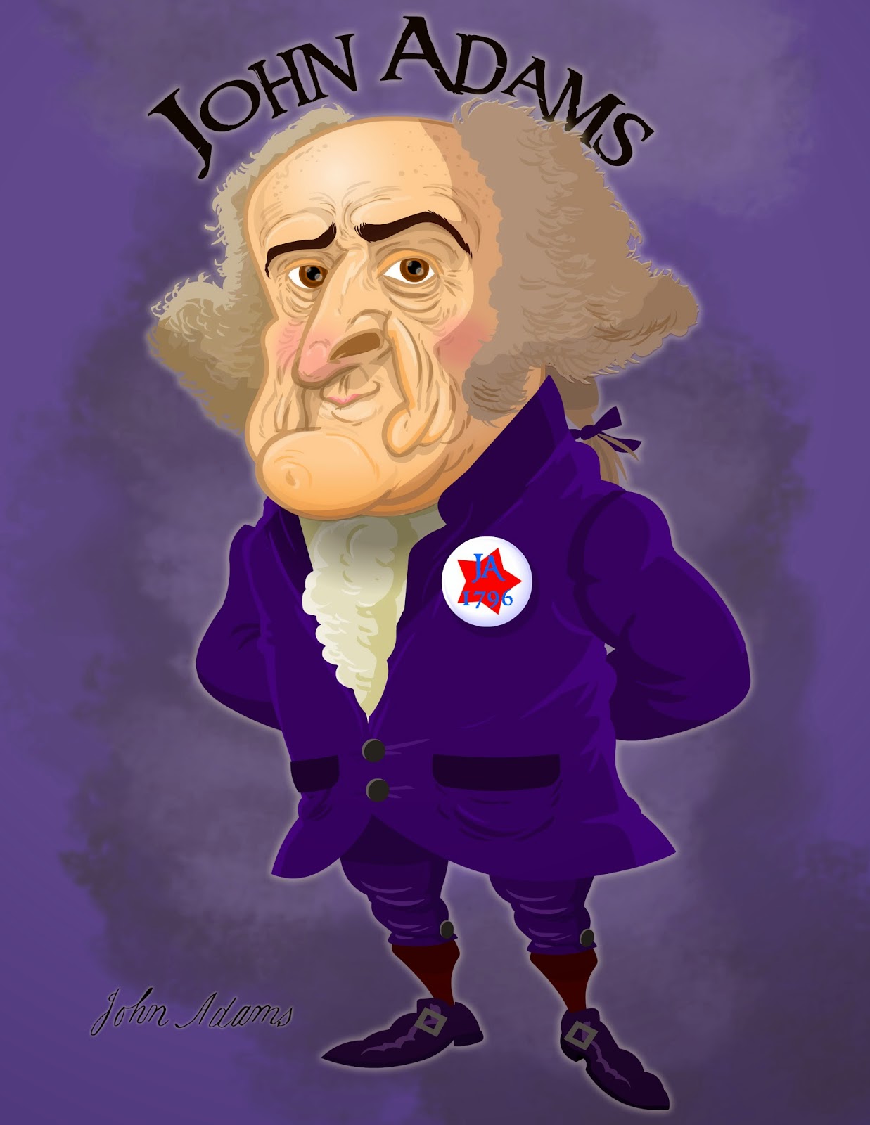 Joe Corrao * 4 Eyed Animation: Adams Caricatures