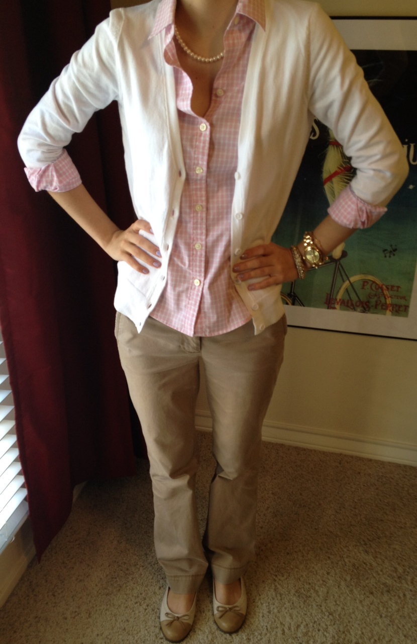 Forever in Pearls: OOTD: Pink and White