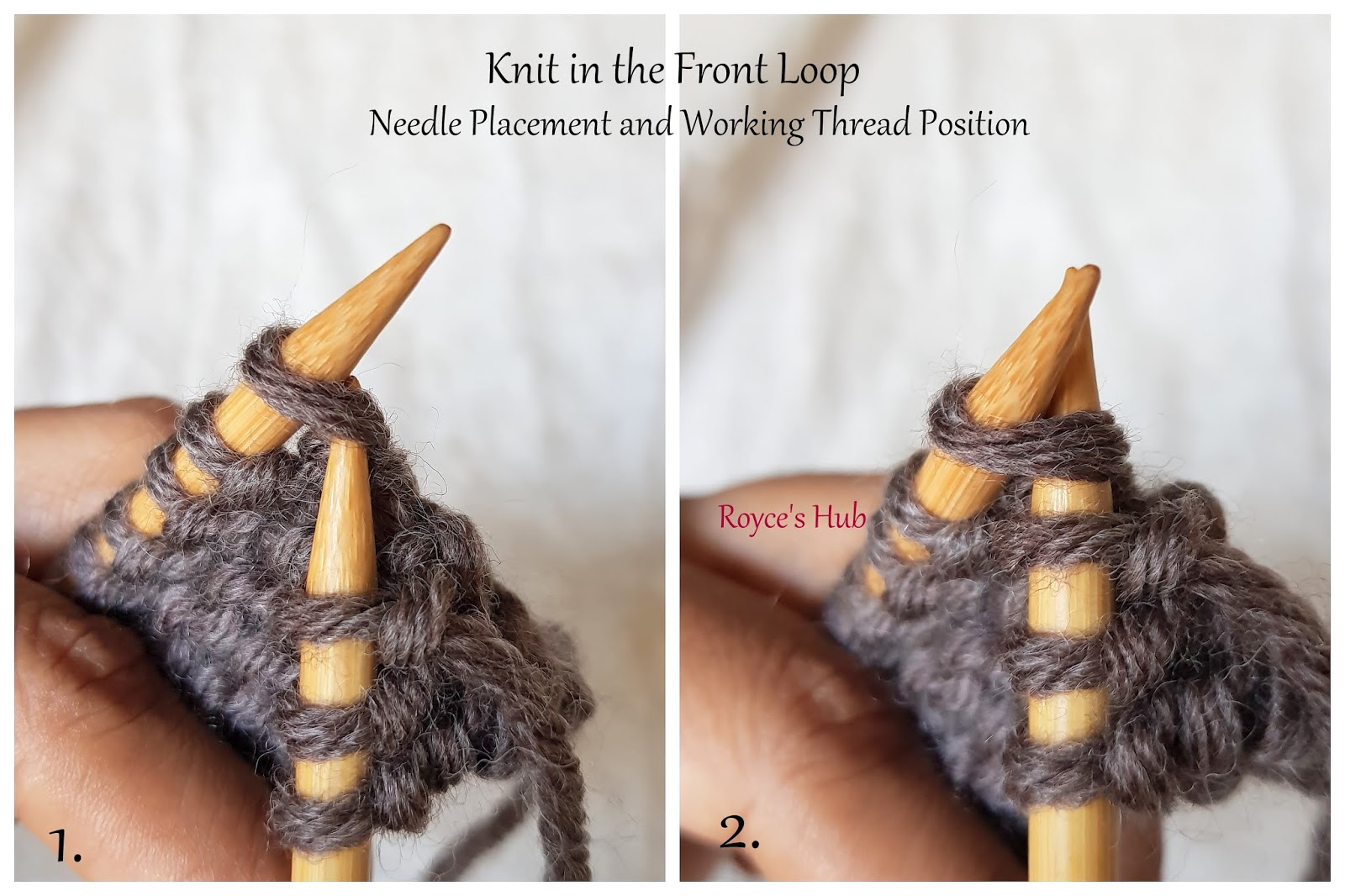 Royce's Hub: Knit and Purl through the Back Loop ( kbl & pbl )