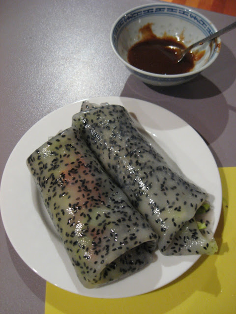 Anthea's eats: black sesame rice paper