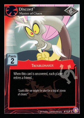 My Little Pony Discord, Master of Chaos Absolute Discord CCG Card | MLP ...