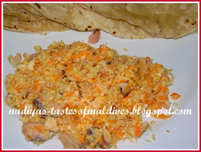 Nadiya's Tastes Of Maldives: Gabulhi Majaa with Carrot (Medium young ...