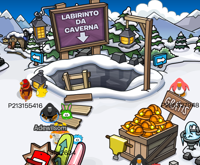 Club Penguin Mania: Tutorial: Labirinto Subterrâneo