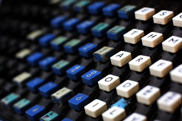 Carly Rudnick Portfolio: The Linotype Machine | 1886 AD