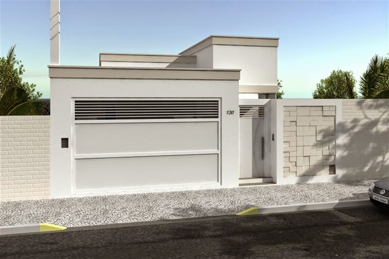 Calçadas residenciais - veja dicas e modelos com pedras, paisagismo e ...