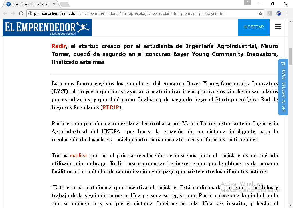 REDIR (Red Inteligente de Reciclaje): junio 2017