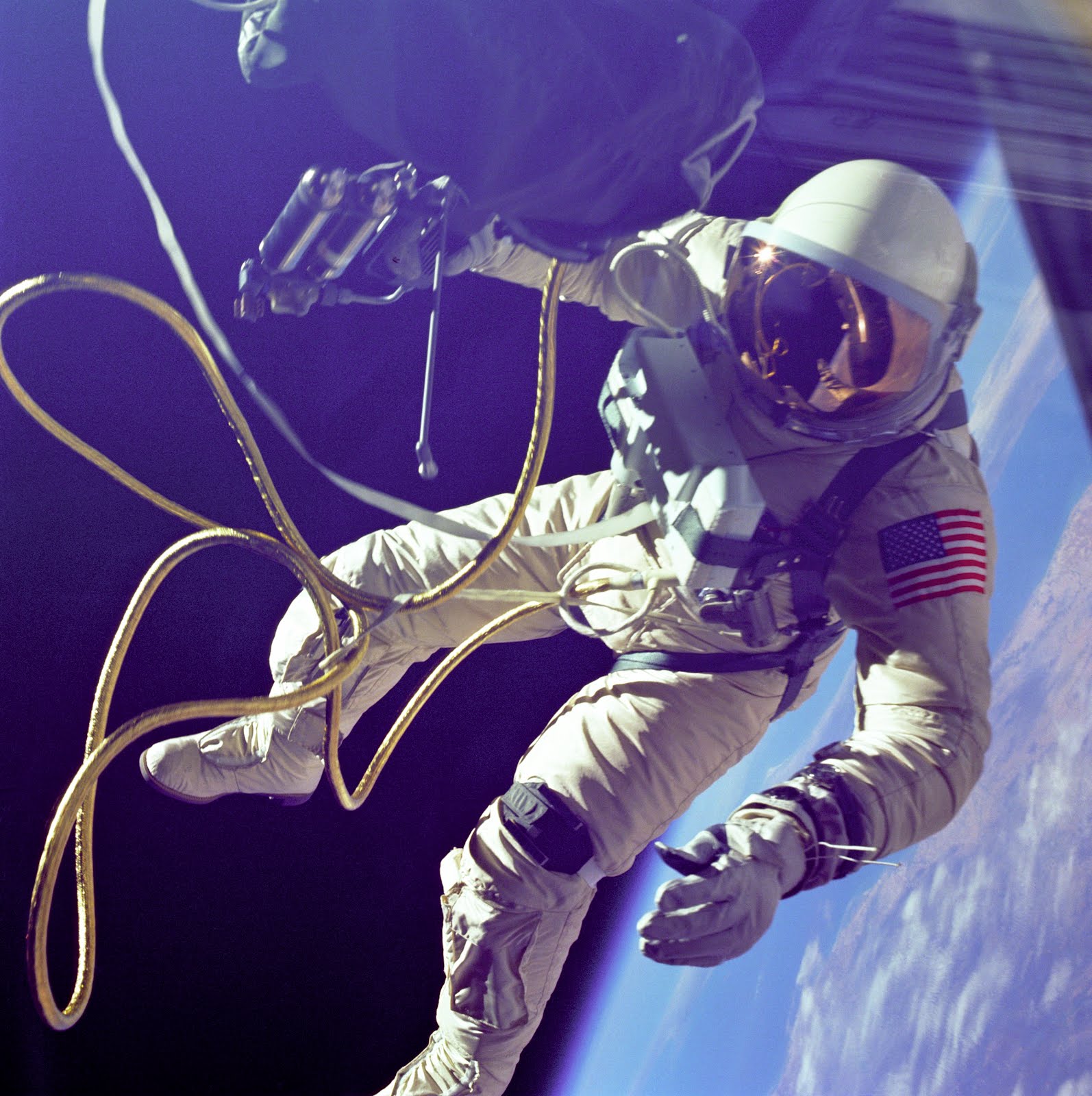 Edward White Gemini 4 EVA Spacewalk Public Domain Clip Art Photos and ...