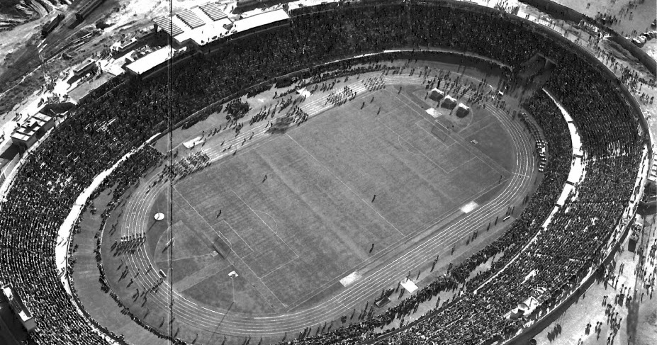 Estádio Salazar na Machava e a sua inauguração em 1968