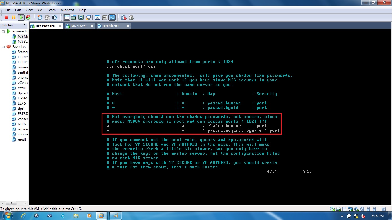 Remote Infrastructure Management: LINUX NIS CONFIGURATION TUTORIAL