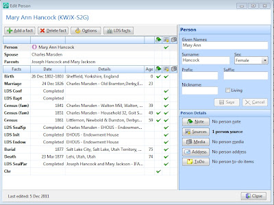 TheAncestorFiles: Marsden Family: The Survey, Part 2