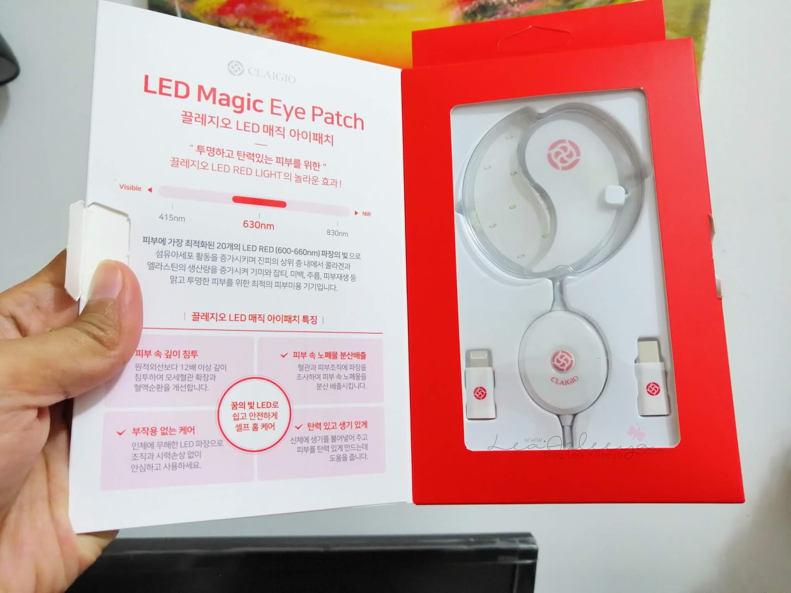 Blog Lea Azleeya: Claigio LED Magic Eye Patch Review