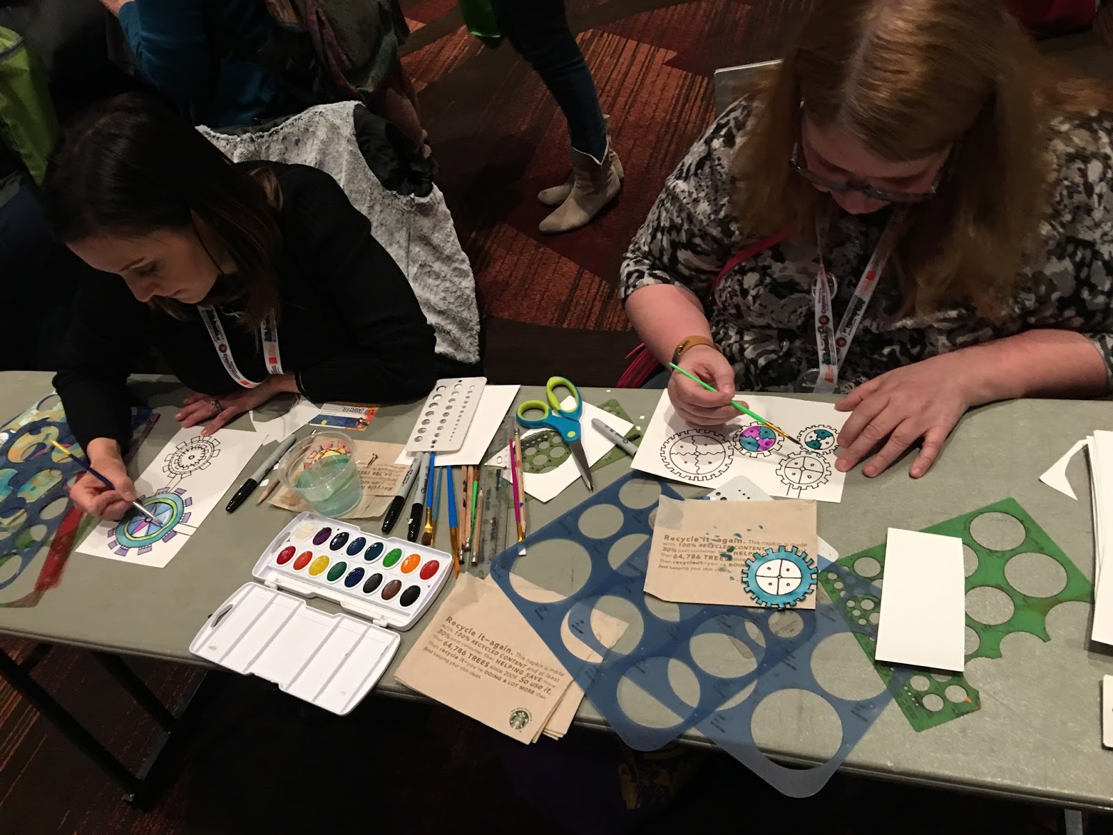 Art Room Blog: STEAM 3rd Grade Gears Lesson Workshop at NAEA 17