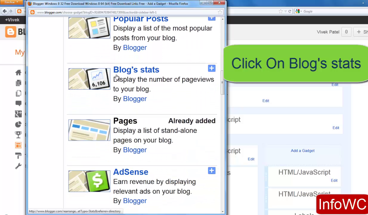 How to put Blogger Stat's Counter Widget (Gadget) in Blogger Blog / Blogspot Free [ Tutorial ...