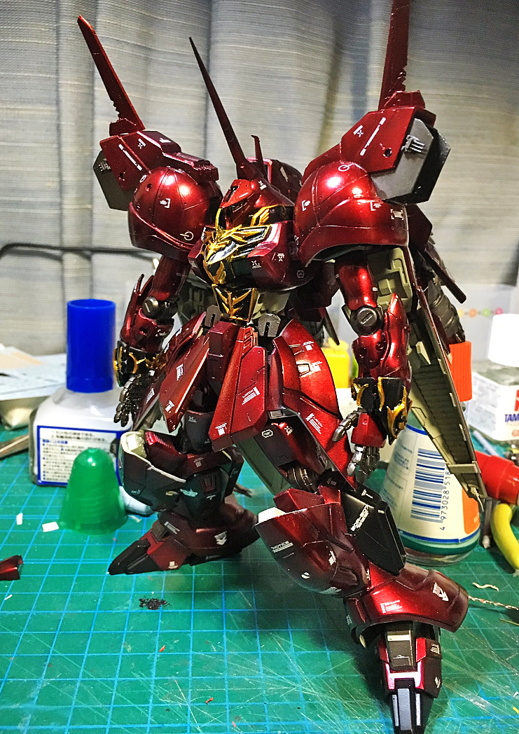 GUNDAM GUY: HG 1/144 R-GyaGya [Neo Zeon] - Custom Build