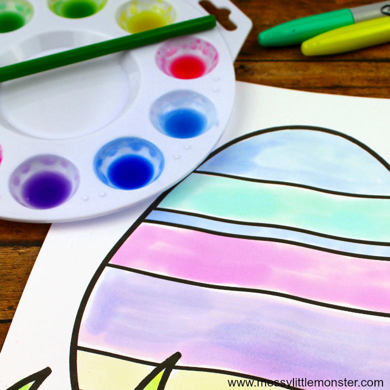 Homemade Watercolor Paint Recipe - Messy Little Monster