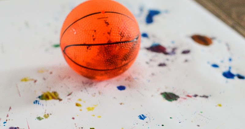 March Madness Inspired Basketball Process Art | And Next Comes L ...