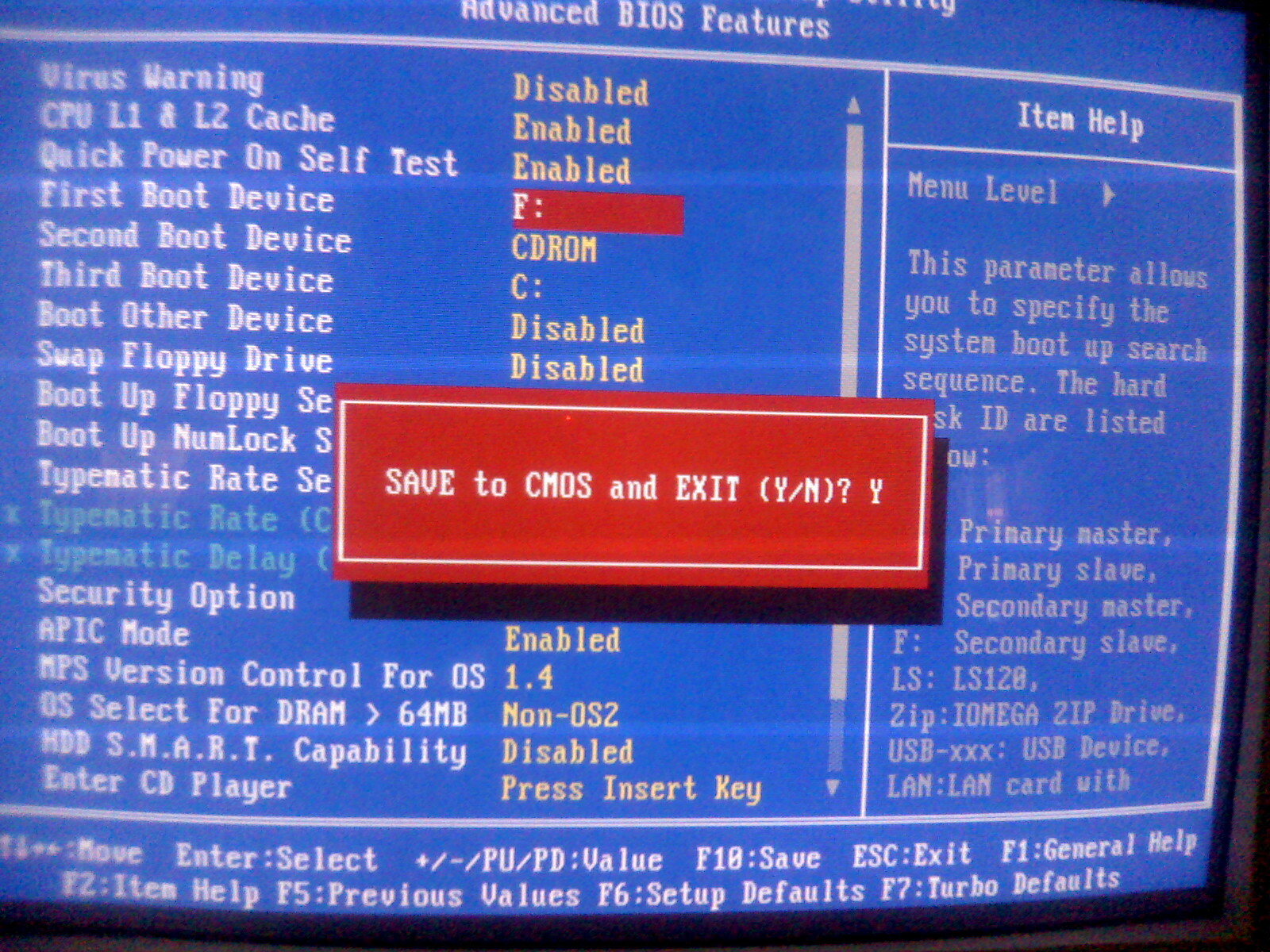 ensamble: configuracion del Bios