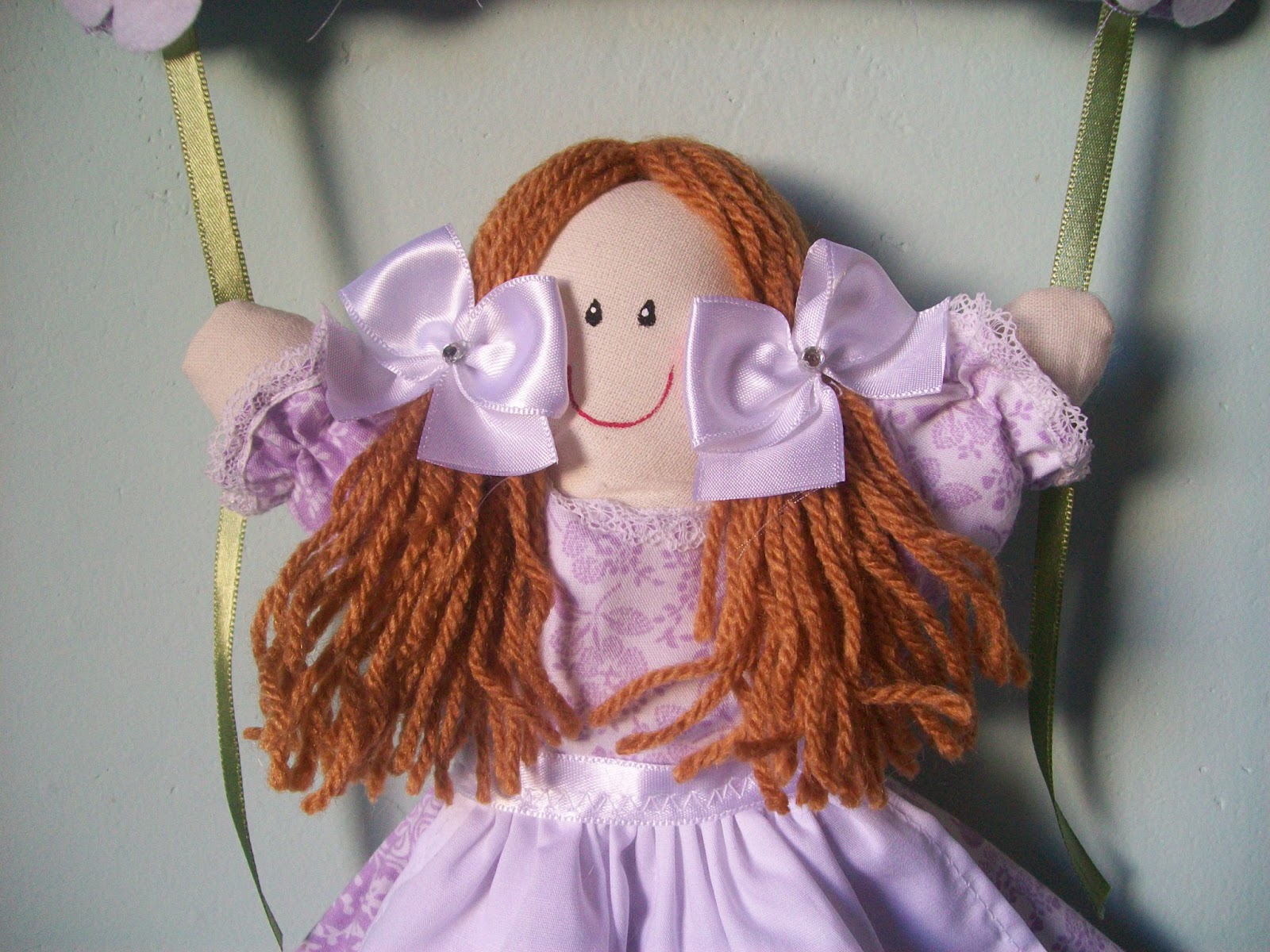 MEU CANTINHO: Bonecas enfeite de porta maternidade.