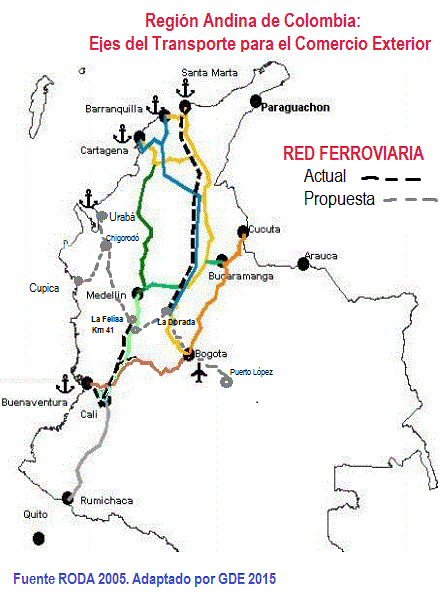Opiniones de Red ferroviaria de Colombia