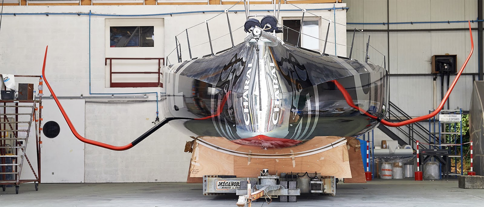 Interesting Sailboats: THE FIRST REALLY FLYING IMOCA (OPEN 60)