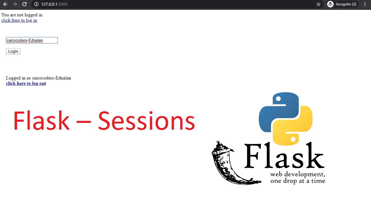 Flask – Sessions | Tutorial101 Flask – Sessions | Tutorial101
