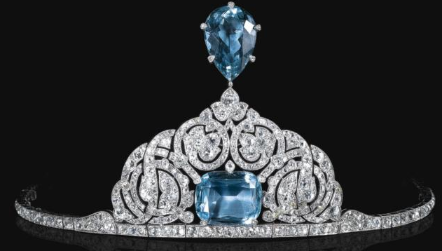 Marie Poutine's Jewels & Royals: Aquamarine Tiaras