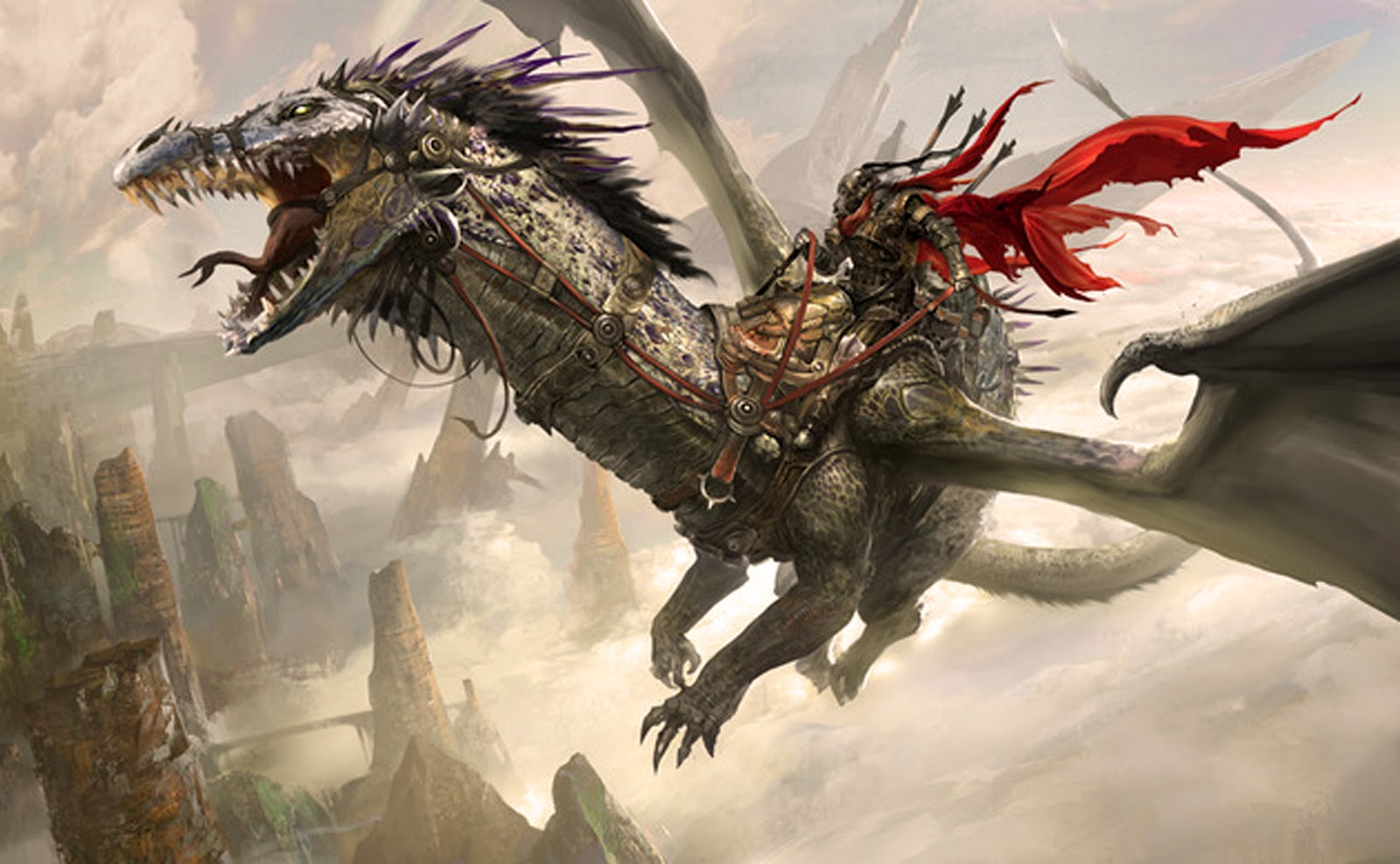 DSNG'S SCI FI MEGAVERSE: FANTASY DRAGONS CONCEPT ART GALLERY!