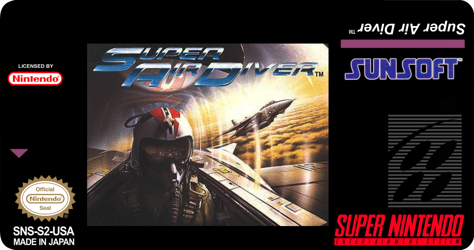 Gamer Labels: Super Air Diver
