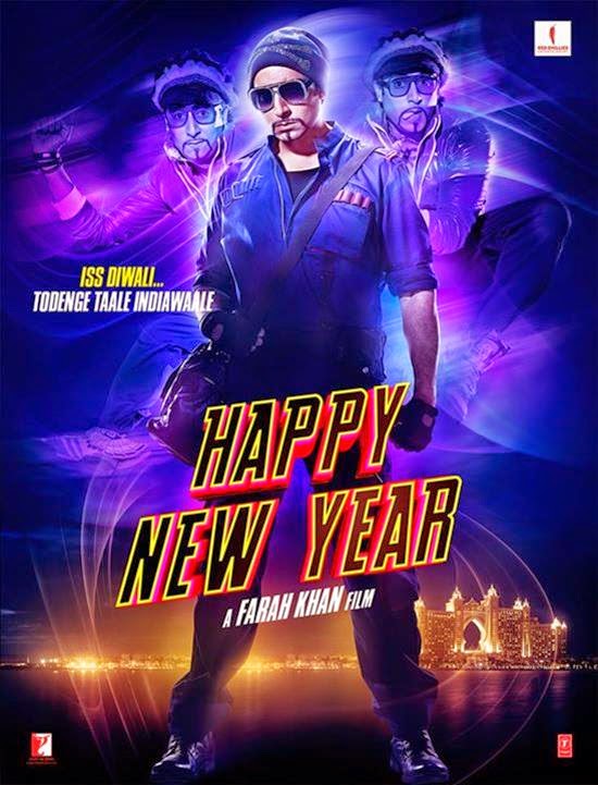 Happy New Year (2014) First Look Movie Posters - Shahrukh Khan, Deepika ...