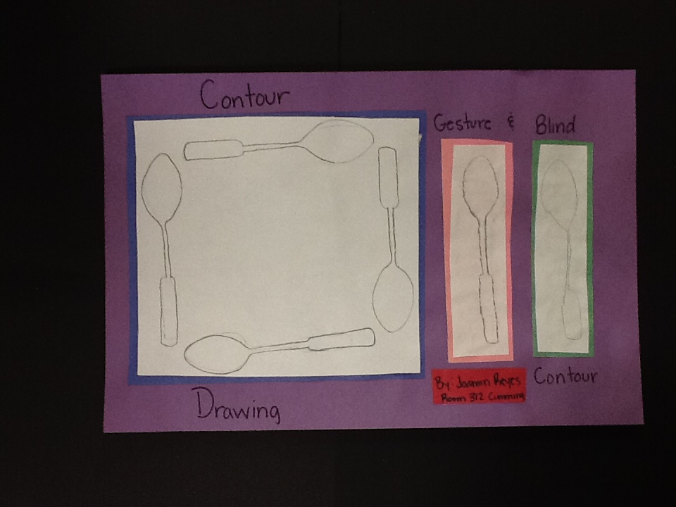 C.I.C.S. Bucktown Art: Contour Line Project