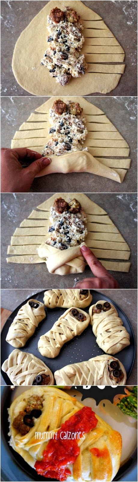 Mummy Calzones - Recipes Blog