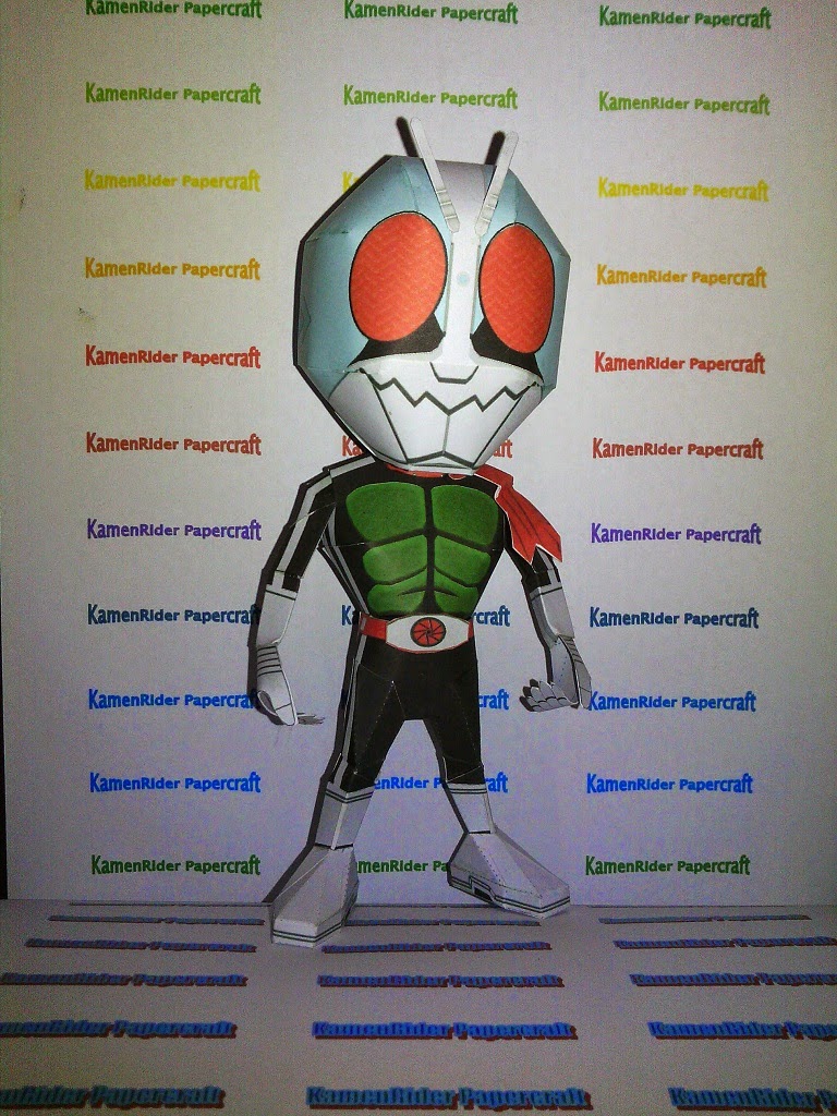 AKaRiPap: Papercraft Kamen Rider Ichigo #1 Chibi