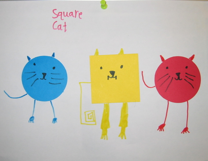 love2learn2day: Square Cat Fun!