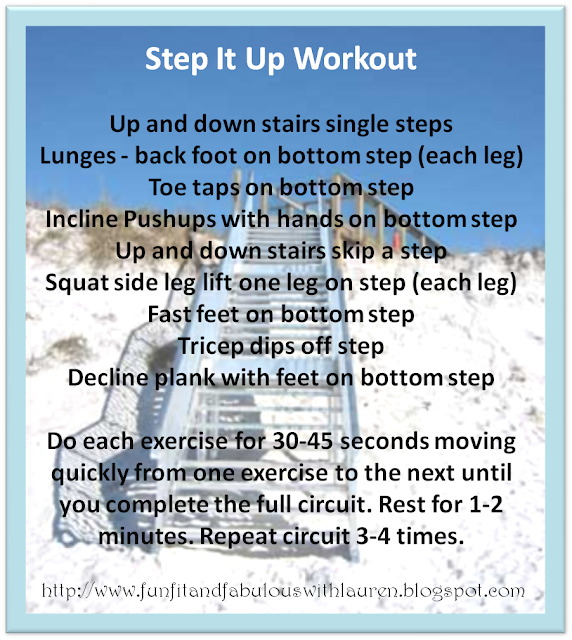 Step It Up Workout! | Fun, Fit and Fabulous!