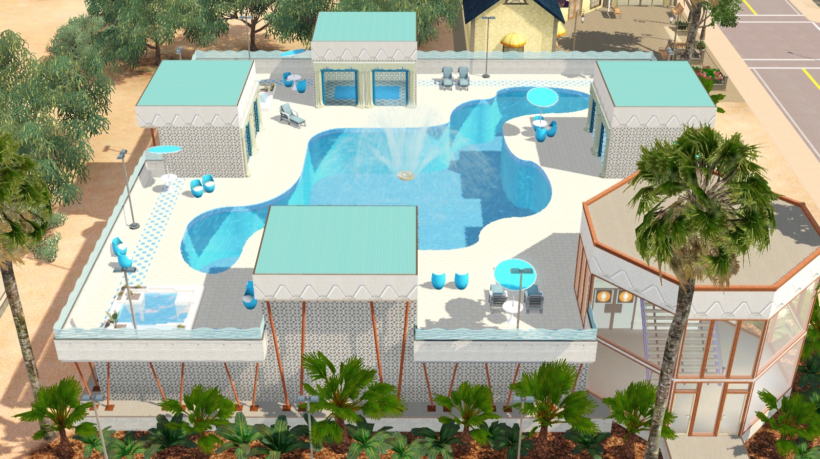 Sims 3 Community Lots Compendium : Sims 3 Pools