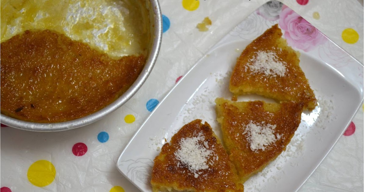 KUZHALI'S SAMAIYALARAI: EGGLESS GREEK REVANI(RAVANI) CAKE- USING ...