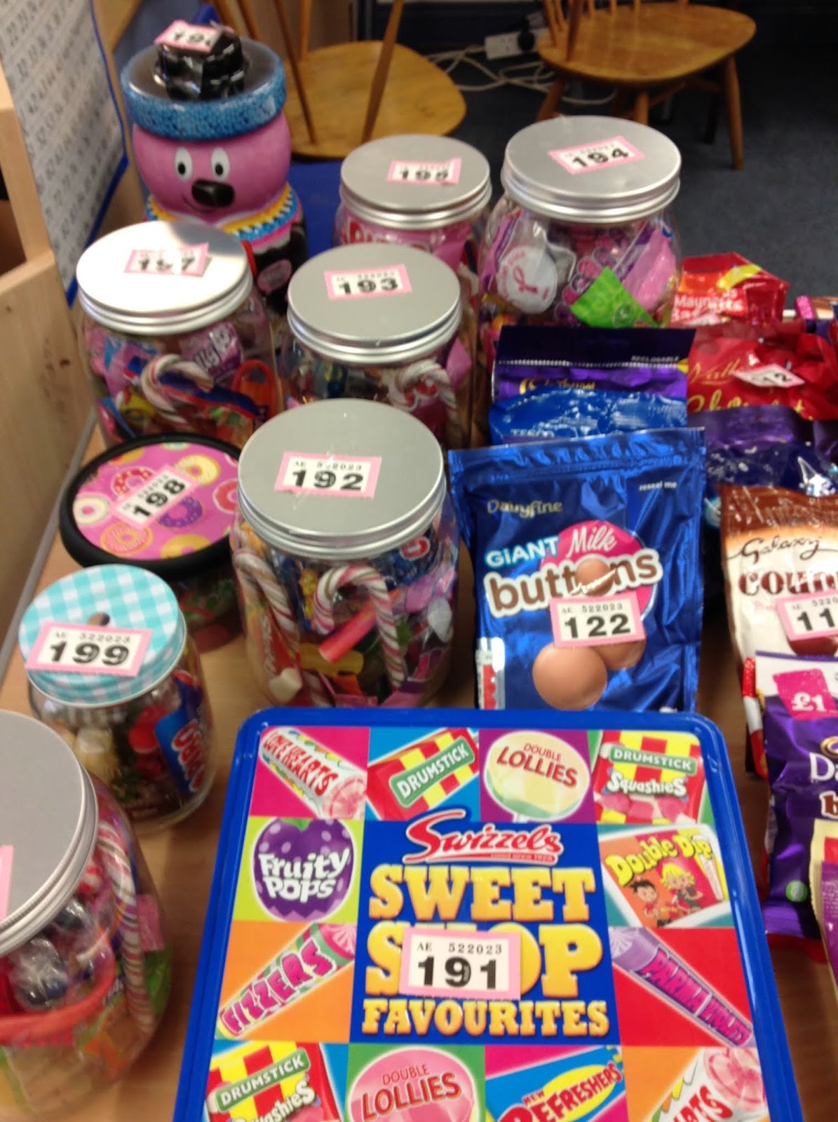 Harewood CE Primary School Web Log: Charity Sweet Tombola
